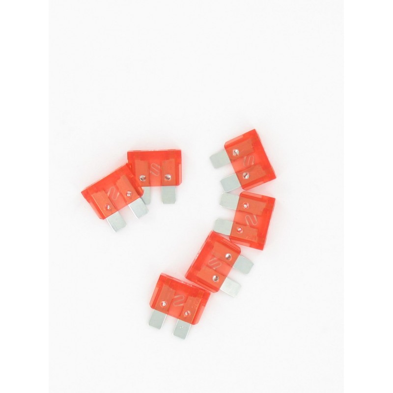 Fusible classique plat enfichable 10 Ampères (Sachet de 10) - SARL Difag